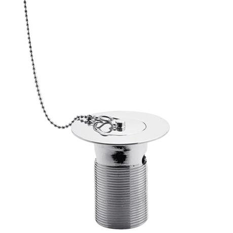 Chrome Belfast Sink Waste with Brass Plug & Ball Chain 70mm - EA353 at ...