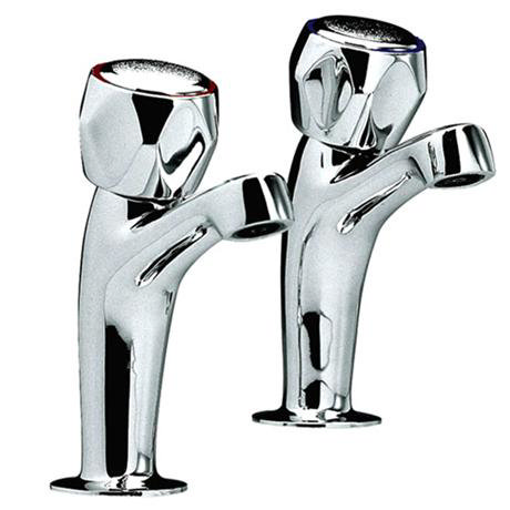 Contemporary High Neck Sink Taps CD310 at Victorian Plumbing UK