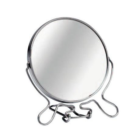 Large Chrome Shaving Mirror with Stand at Victorian Plumbing UK