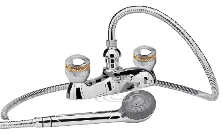 Classical Contour Bath Shower Mixer at Victorian Plumbing UK