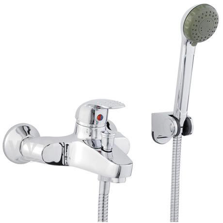 Modern Filo Wall Mounted Bath Shower Mixer at Victorian Plumbing UK