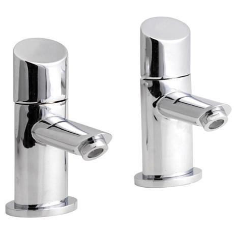 Minimalist Cera Basin Taps - MH311 at Victorian Plumbing UK