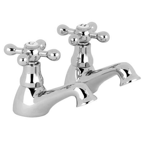 Ultra Traditional Viscount Luxury Basin Taps - Chrome - XL371 at ...