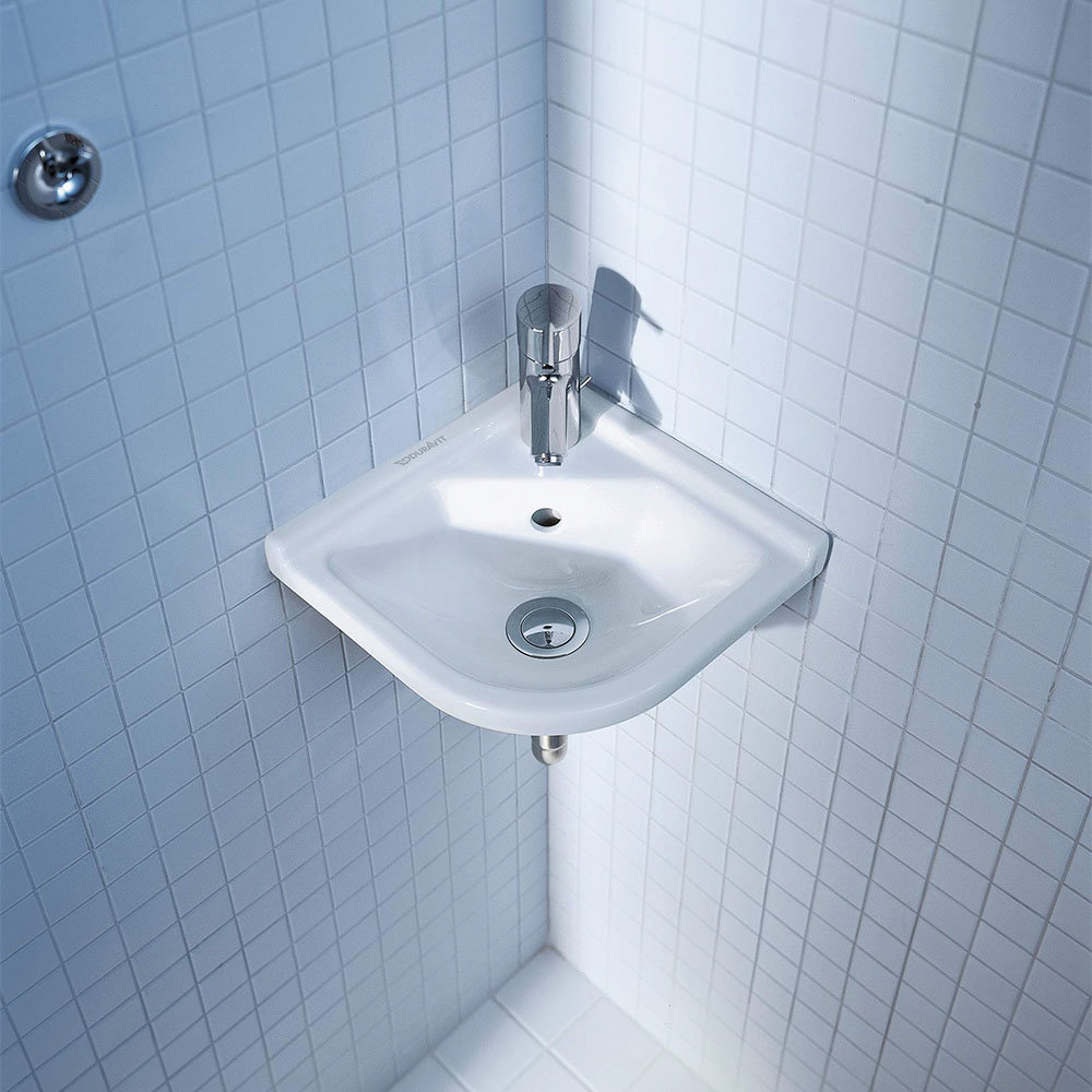 Duravit Starck 3 430mm 1TH Handrinse Corner Basin - 0752440000