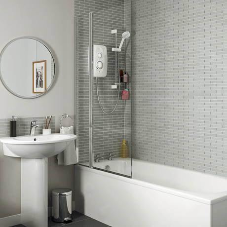 Mira Sprint Multi-Fit 9.5kW Electric Shower - White/Chrome - 1.1788.008