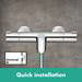 hansgrohe Ecostat 1001 CL Thermostatic Exposed Bath Shower Mixer - 13201000