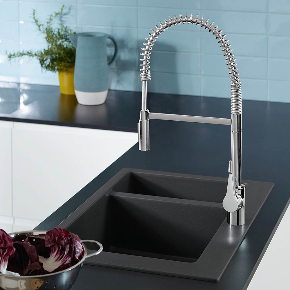 hansgrohe Cento XXL Single Lever Kitchen Mixer with Professional Spray ...