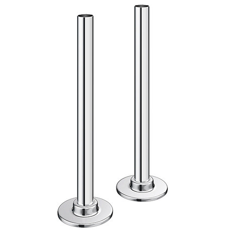Arezzo 180mm Chrome 15mm Pipe Kit for Radiator Valves | Available From ...