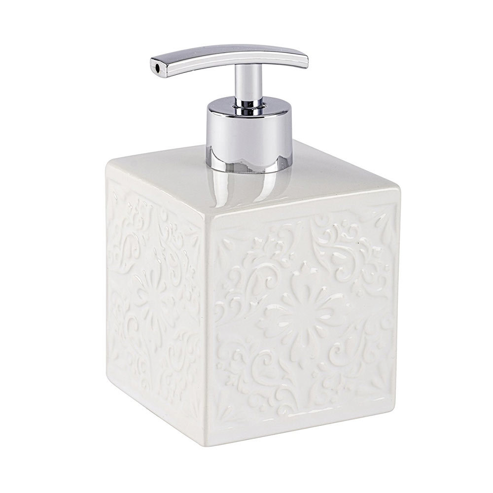 Wenko Cordoba White Ceramic Soap Dispenser - 22650100