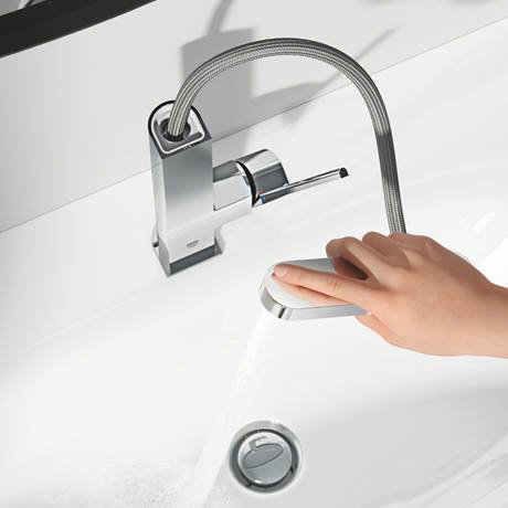 Grohe Plus Single-Lever Basin Mixer 1/2" L-Size with Waste