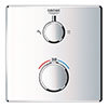 Grohe Grohtherm 2-Outlet Thermostatic Shower Mixer Trim with Diverter ...