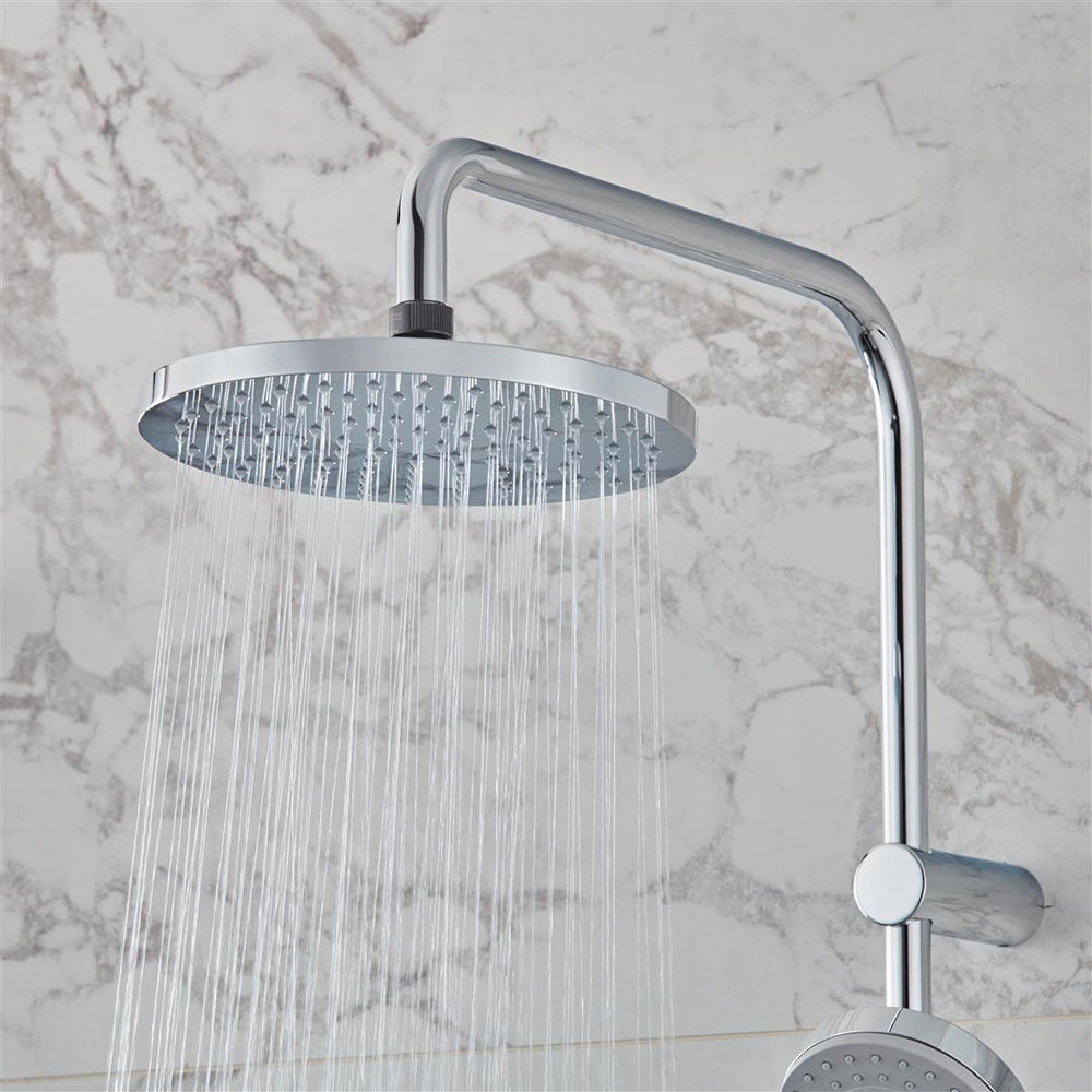 hansgrohe Vernis Blend EcoSmart Showerpipe 200 Thermostatic Shower ...