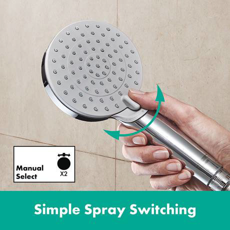 hansgrohe Vernis Blend Vario 2 Spray Shower Slider Rail Kit 65cm - 26275000