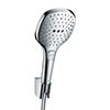 hansgrohe Raindance Select E 120 3-Spray Hand Shower with Holder & 1 ...