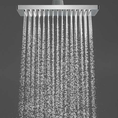 hansgrohe Crometta E Low Pressure 240 1 Spray Shower Head - 26722000