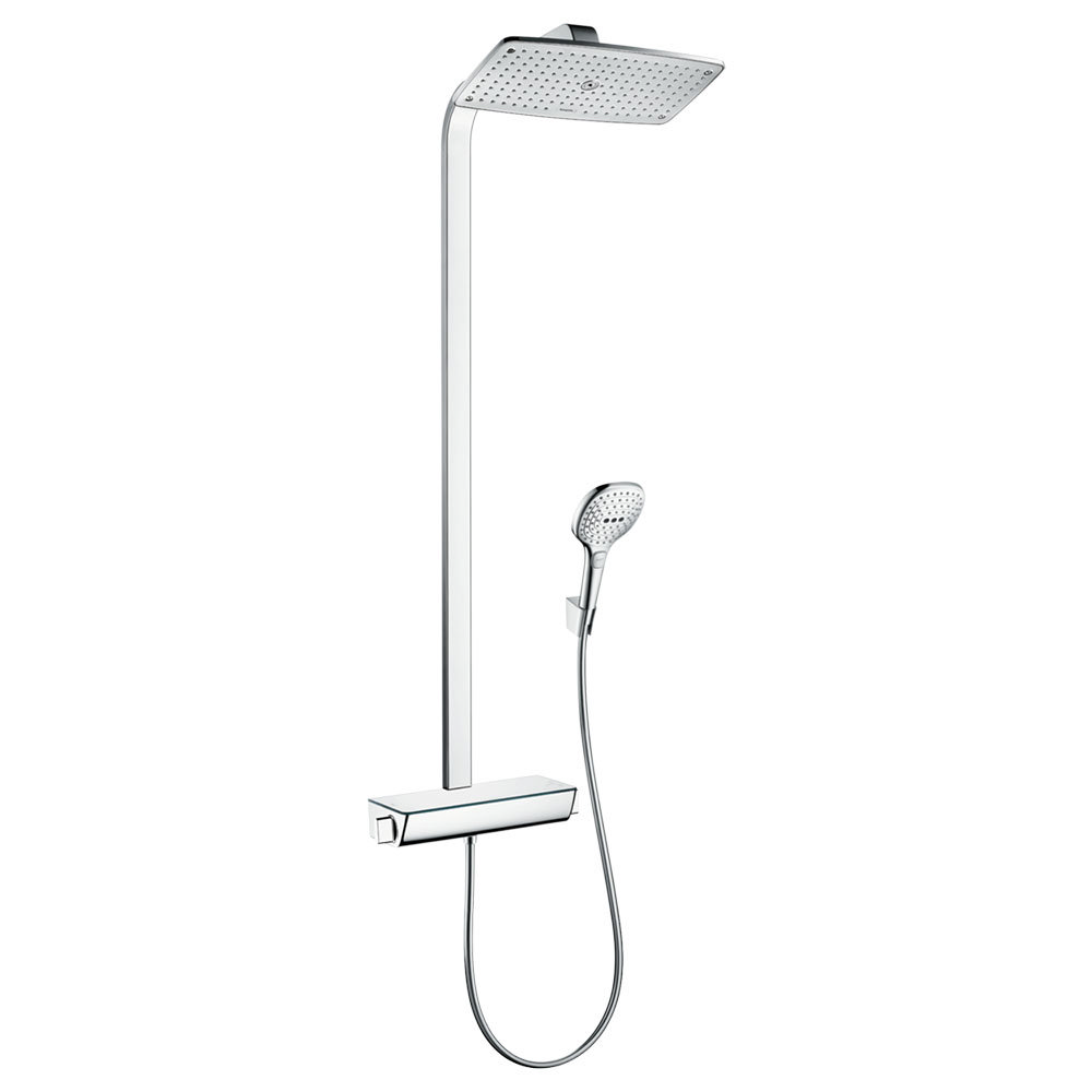 hansgrohe Raindance E Showerpipe 360 Thermostatic Shower Mixer - Chrome ...