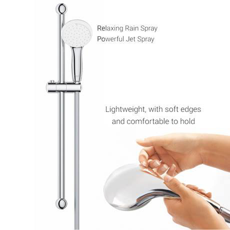 Grohe Shower Rail Set - 27644001 | Victorian Plumbing