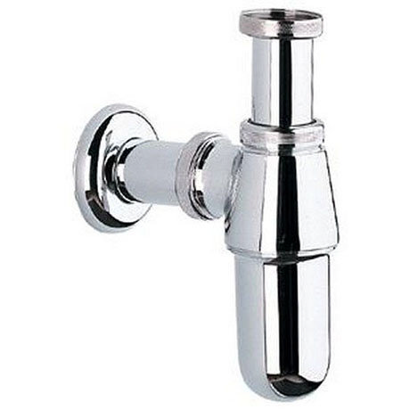 Grohe 1 1/4" Chrome Basin Bottle Trap at Victorian Plumbing UK