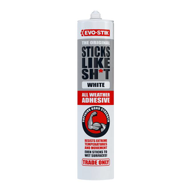 Evo-Stik Sticks Like Sh*t Grab Adhesive 290ml - White