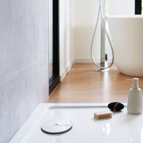 Wirquin Slim+ Extra Flat 90mm Shower Tray Waste - Chrome | Victorian ...