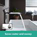 hansgrohe Metris Single Lever Basin Mixer 260 with Pop-up Waste - 31082000