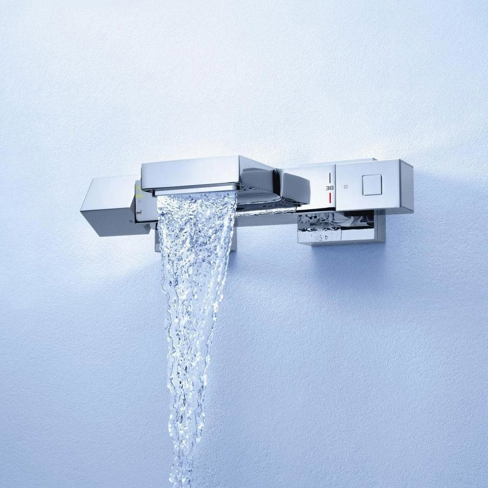 Grohe Grohtherm Cube Bath Shower Mixer | Victorian Plumbing.co.uk
