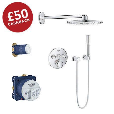 Grohe Grohtherm SmartControl Perfect Shower Set with Rainshower 310 ...
