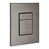 Grohe Skate Cosmopolitan WC Wall Flush Plate - Brushed Hard Graphite ...