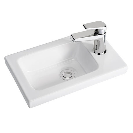 Rectangular 1TH Resin Inset Basin - 400 x 250mm
