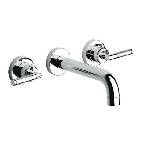 Roca Loft Elite Wall Mounted 3 Hole Basin Mixer | Victorian Plumbing