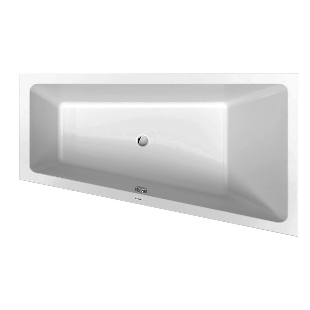 Duravit No.1 Trapezoidal Bath + Support Feet (Right Hand)