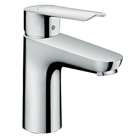 hansgrohe Logis E Single Lever Basin Mixer 100 Tap with Pop Up Waste ...