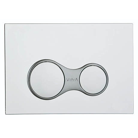 Vitra Sirius Mechanical Flush Plate - Chrome - 7400480