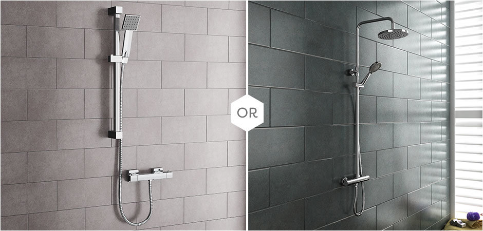 Shower Rail Kits Vs Shower Rigid Riser Kits | Victorian Plumbing Blog