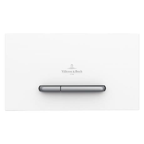 Villeroy and Boch ViConnect White Dual Flush Plate - 92218068