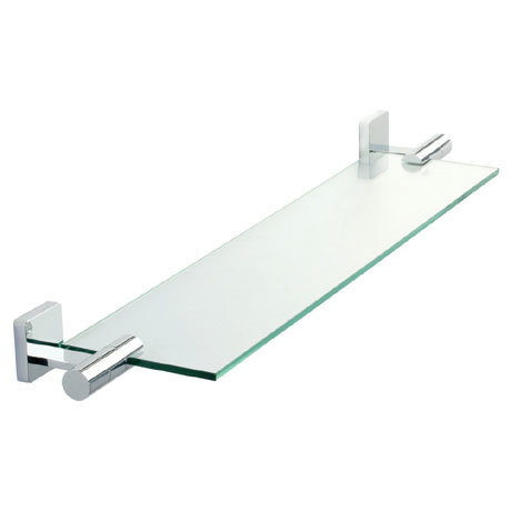 Roper Rhodes Glide Toughened Clear Glass Shelf | Victorian Plumbing