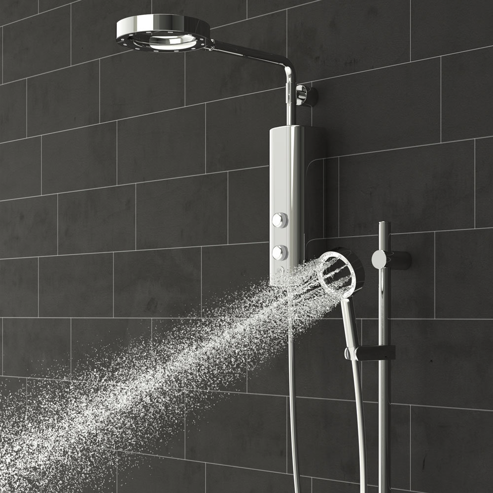 AQUAS AquaMax Flex Manual X-Jet 9.5KW Full Chrome Electric Shower ...
