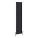 Keswick 1800 x 380mm Cast Iron Style Traditional 2 Column Anthracite ...