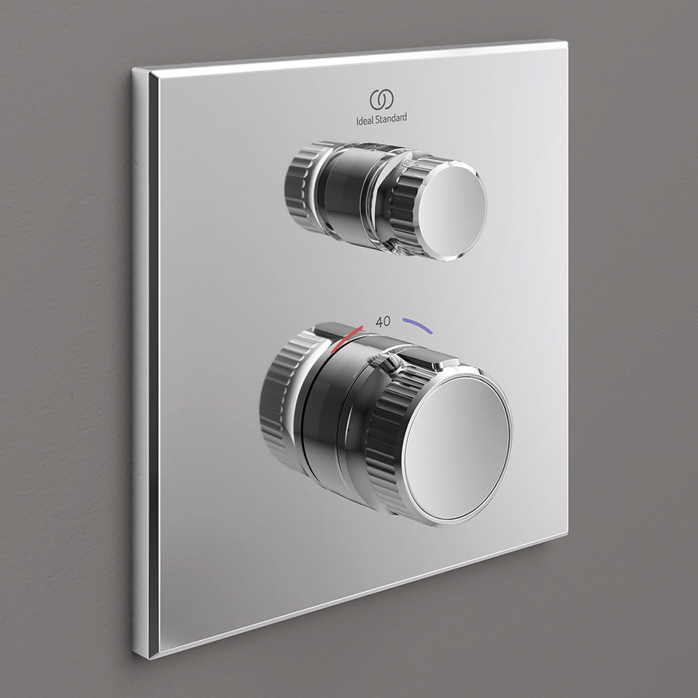 Ideal Standard Ceratherm Navigo Chrome Built-In Thermostatic 1 Outlet ...