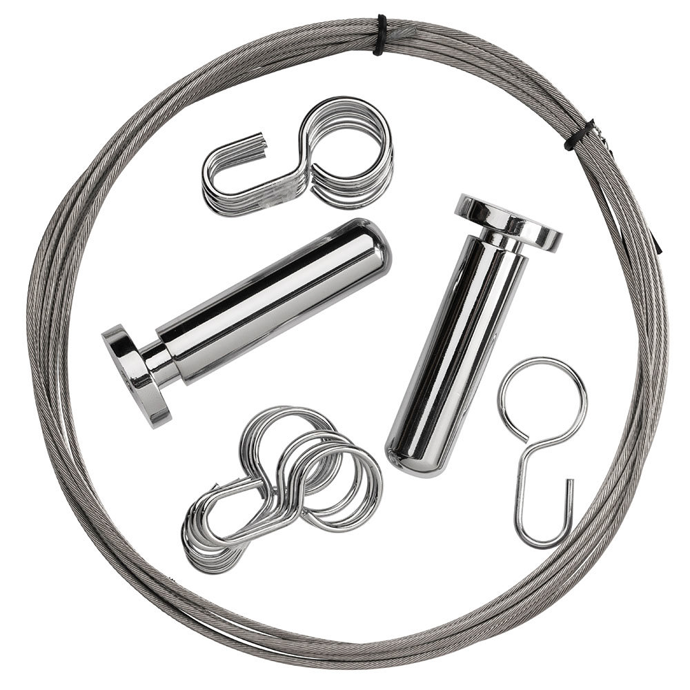 Croydex Contemporary Chrome Wireline Non-Hinged 3000mm - AD107041 at ...