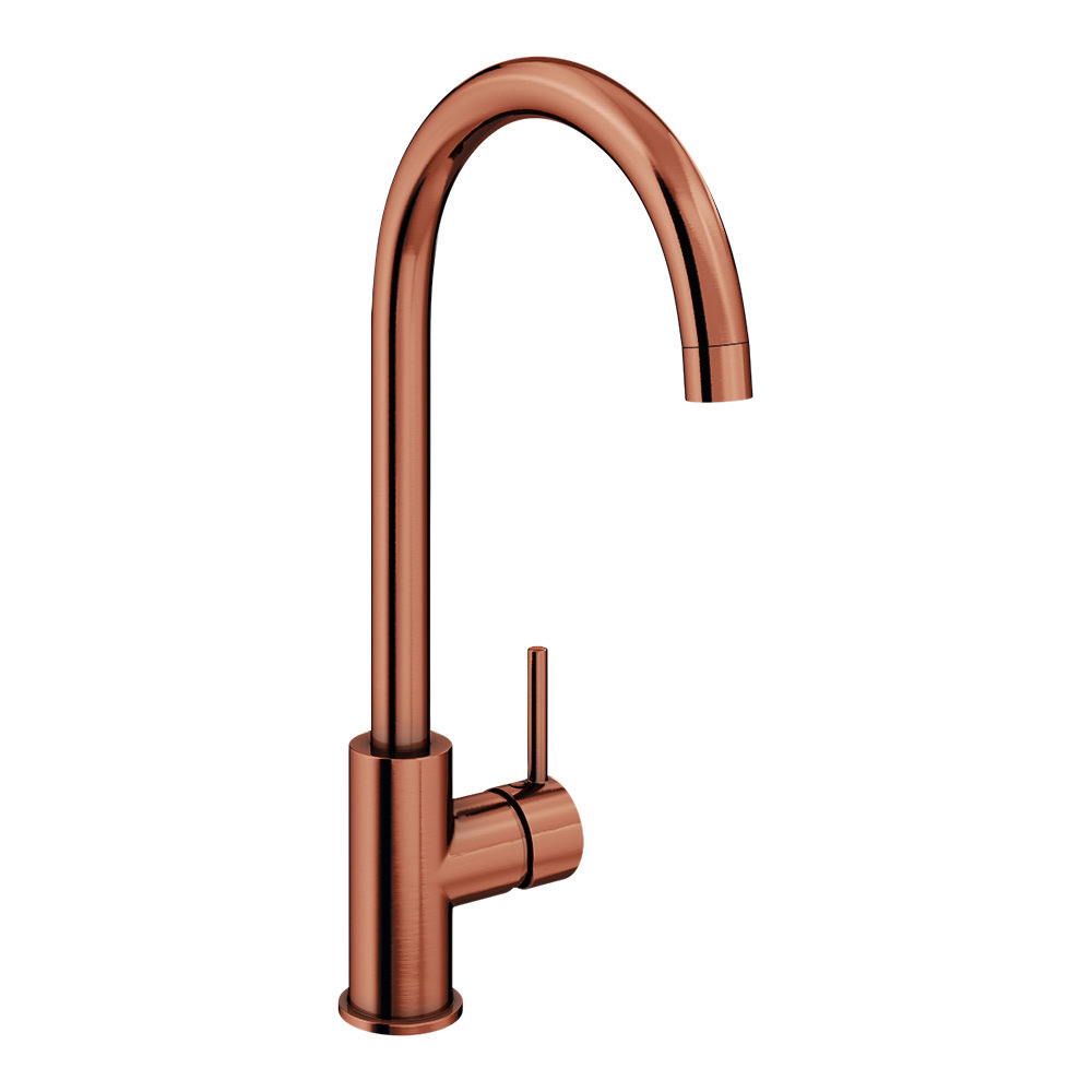 Brushed Copper Kitchen Tap | Victorian Plumbing