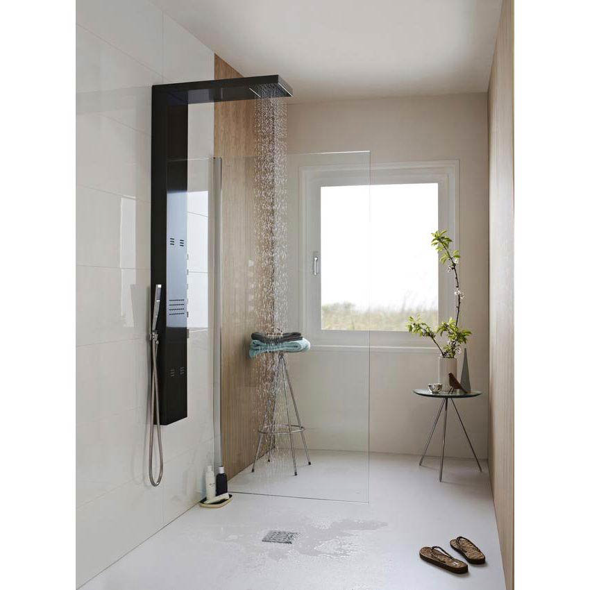 Hudson Reed - Dusk Thermostatic Shower Panel - Gun Metal - AS344 at ...