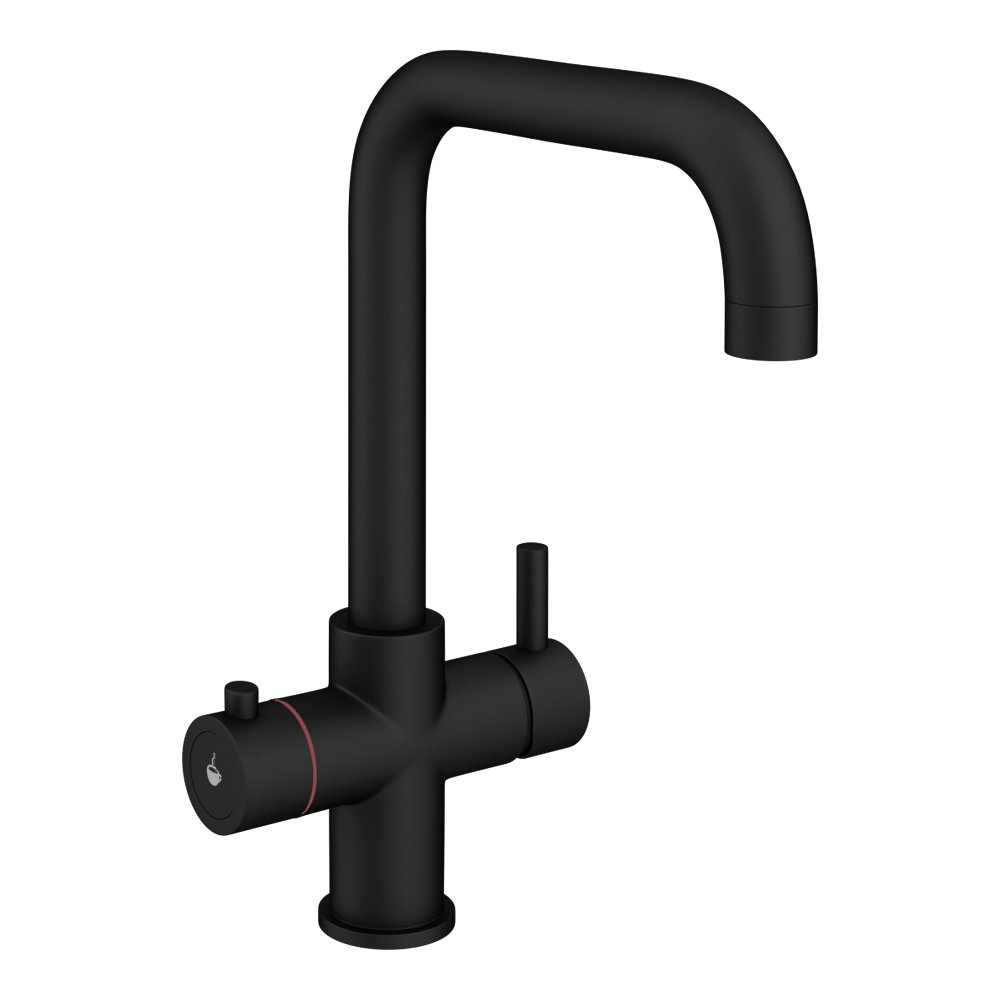 Black Instant Hot Water Tap - Bower Palma | Victorian Plumbing