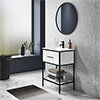 Black Frame Vanity Unit | Victorian Plumbing