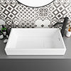 Arezzo 710 x 405mm Modern 0TH Large Counter Top Basin with Hidden Waste ...