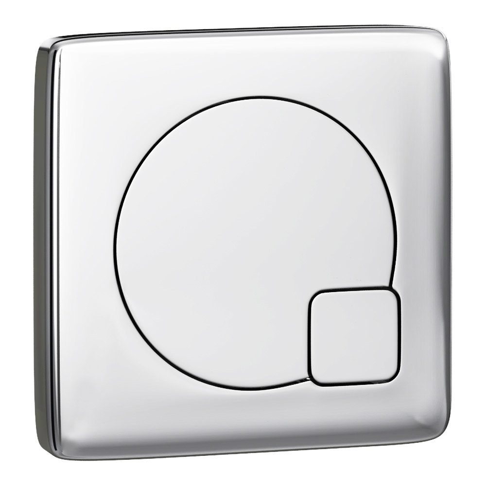 Arezzo Modern Chrome Square Flush Plate