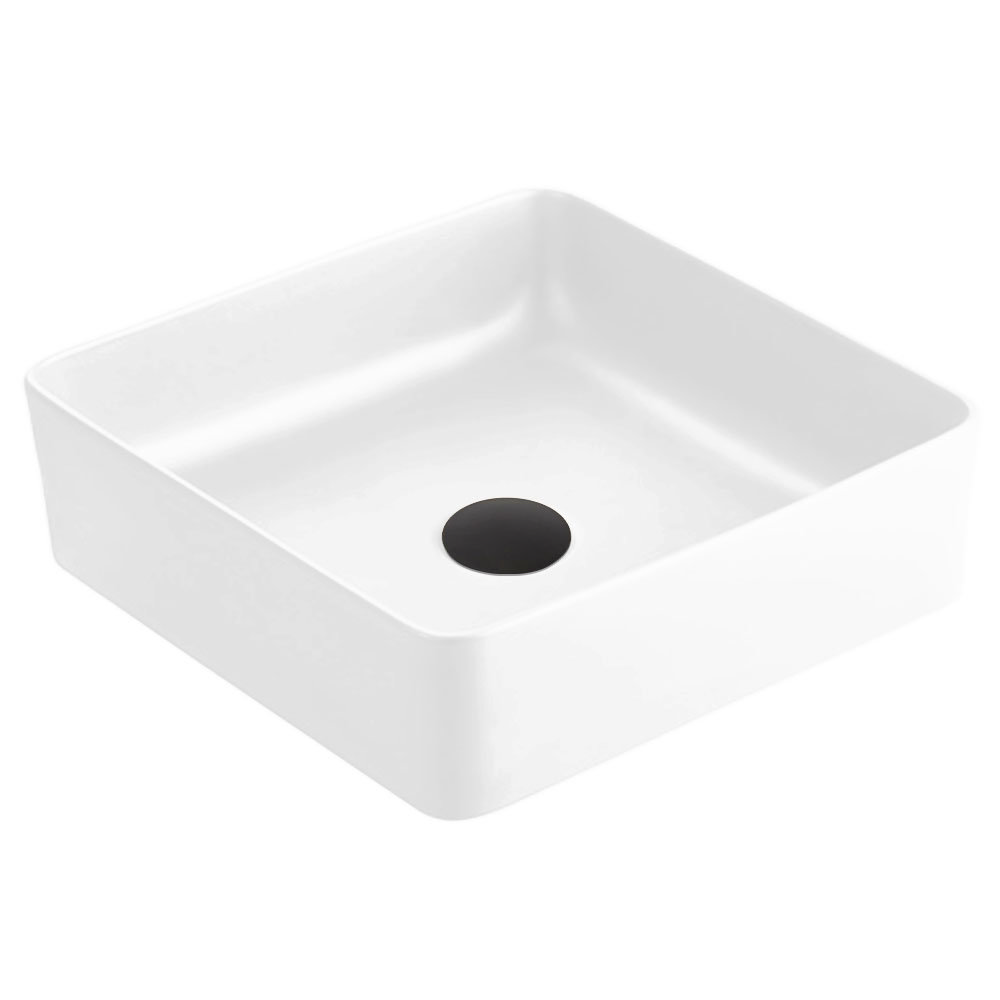 Arezzo 380 x 380mm Gloss White Square Counter Top Basin | Victorian ...