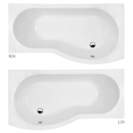 Cruze B Shaped Shower Bath With Screen & Panel | Victorian Plumbing