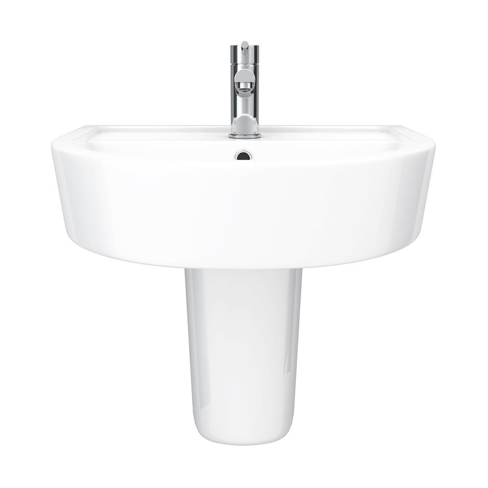 Bianco Round Wall Hung Basin & Semi Pedestal | Available Online Now