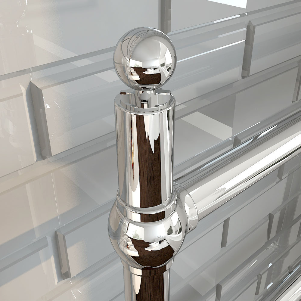 Traditional 1/2" Chrome Ball Air Vent | Victorian Plumbing UK